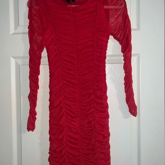 bebe | Dresses | Bebe Red Dress Like New | Poshmark